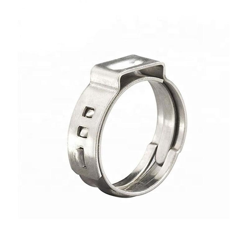 Stainless steel ear clamp,small hose clamp,quick released ear clamp