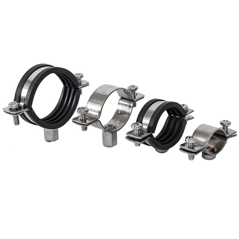 Round type pipe clamp with nut,hot dip galvanized pipe clamps