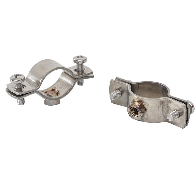 Stainless Steel 304 Pipe Clamp Without Rubber M8 Nut | Sindko Metal