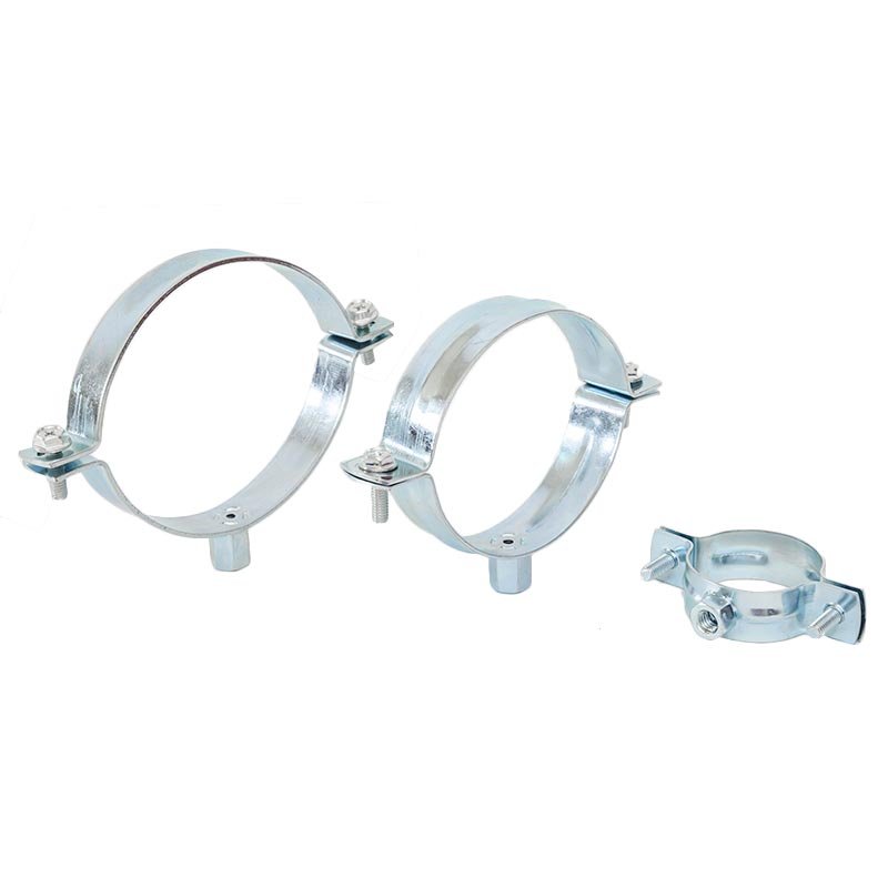 Light pipe clamps,Pipe clamps without EPDM rubber with M8 nut,zinc ...