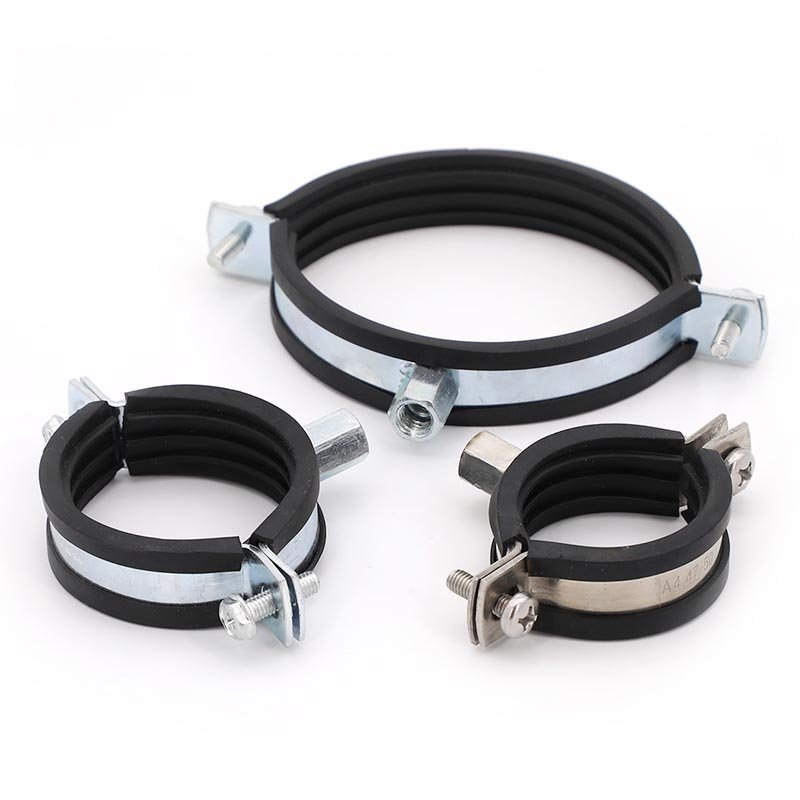 Round type pipe clamp with nut,hot dip galvanized pipe clamps