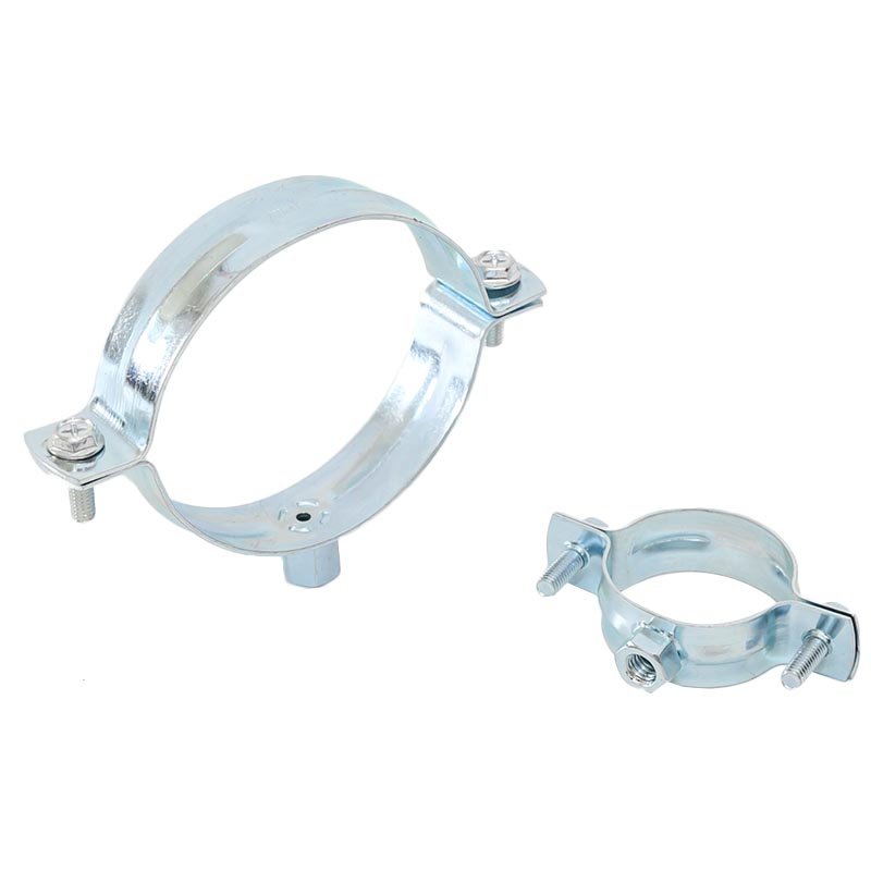 Light pipe clamp,pipe clamps without EPDM rubber with M10 nut,zinc ...